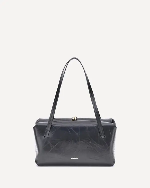 JIL SANDER Small Goji Pillow Shoulder Bag - Black