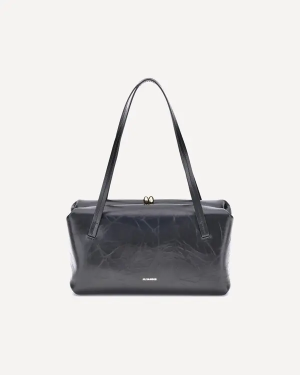 JIL SANDER Small Goji Pillow Shoulder Bag - Black
