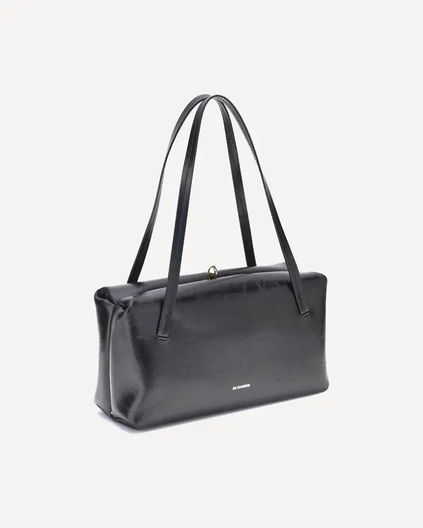 JIL SANDER Small Goji Pillow Shoulder Bag - Black