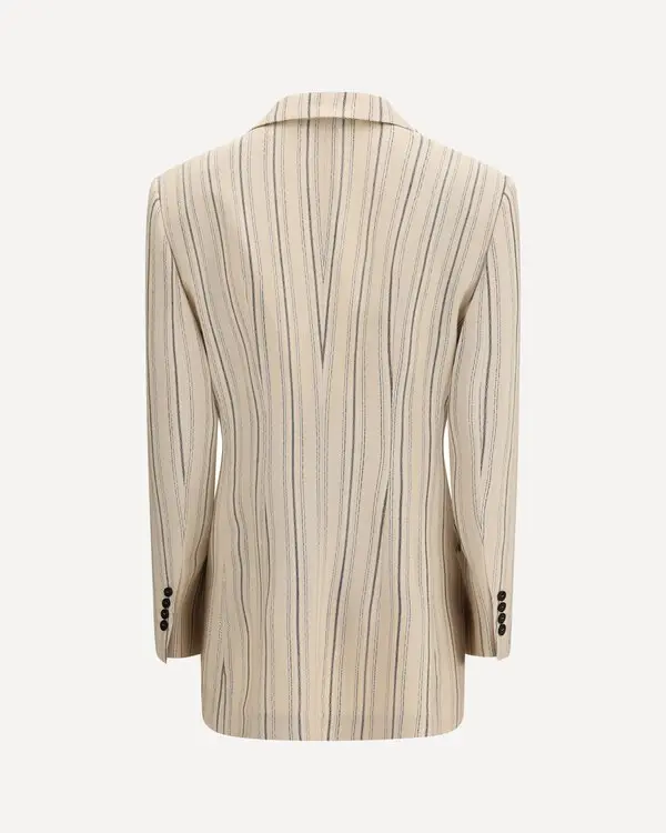 Dolce & Gabbana Single-breasted Regimental Pinstripe Jacket