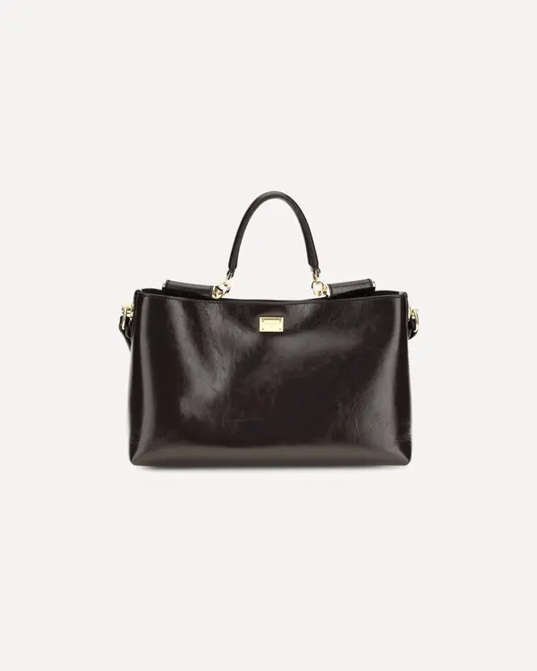 Dolce & Gabbana Vittoria Medium Handbag - Brown