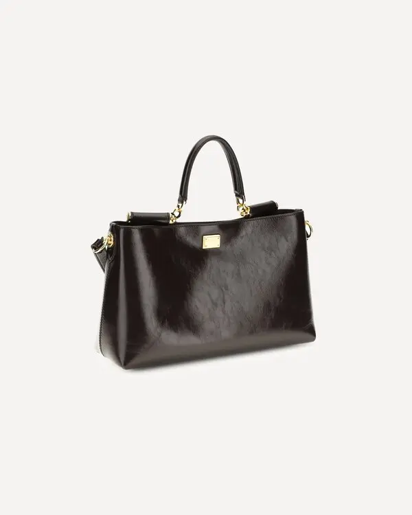 Dolce & Gabbana Vittoria Medium Handbag - Brown