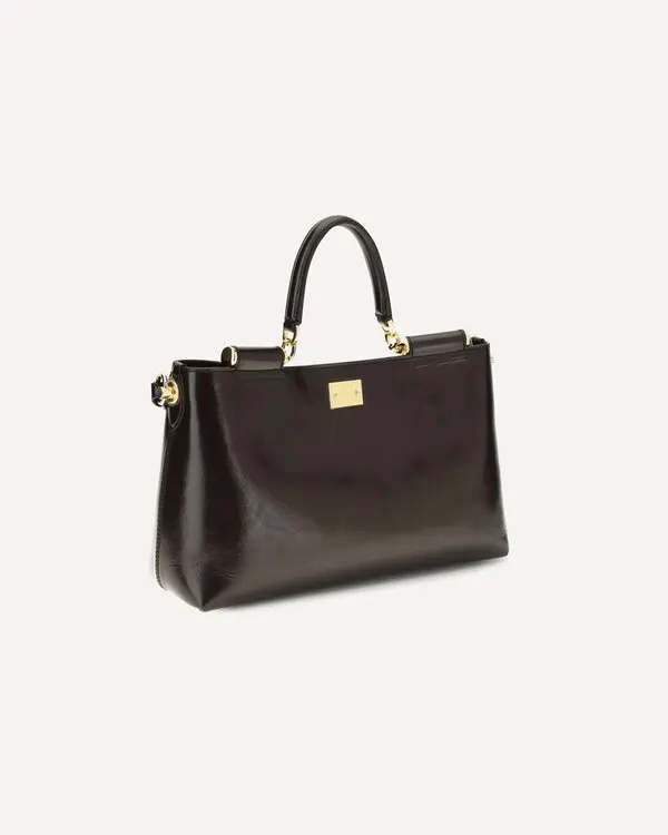 Dolce & Gabbana Vittoria Medium Handbag - Brown