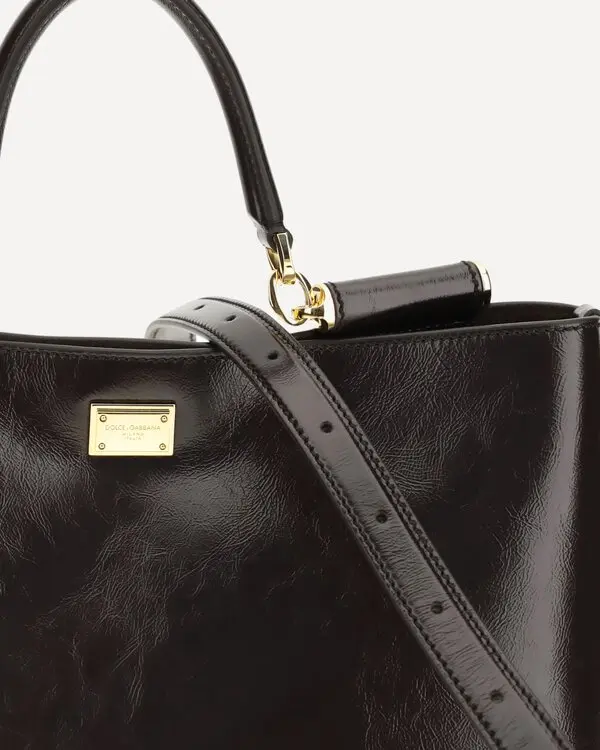 Dolce & Gabbana Vittoria Medium Handbag - Brown
