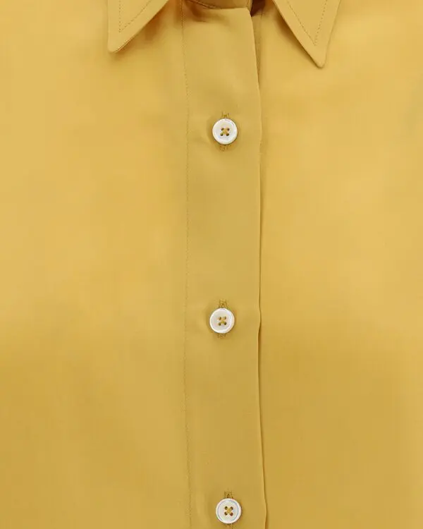 UMIT BENAN Sailor Marisca Silk Shirt - Gold
