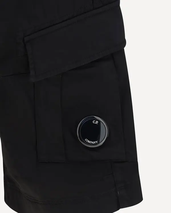 C.P. COMPANY Sateen Stretch Cargo Bermuda Shorts