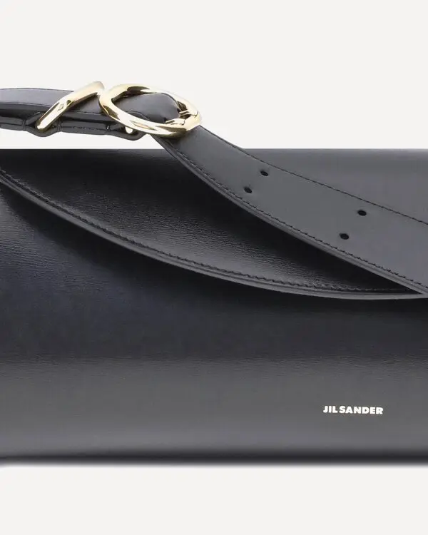 JIL SANDER Large Cannolo Shoulder Bag
