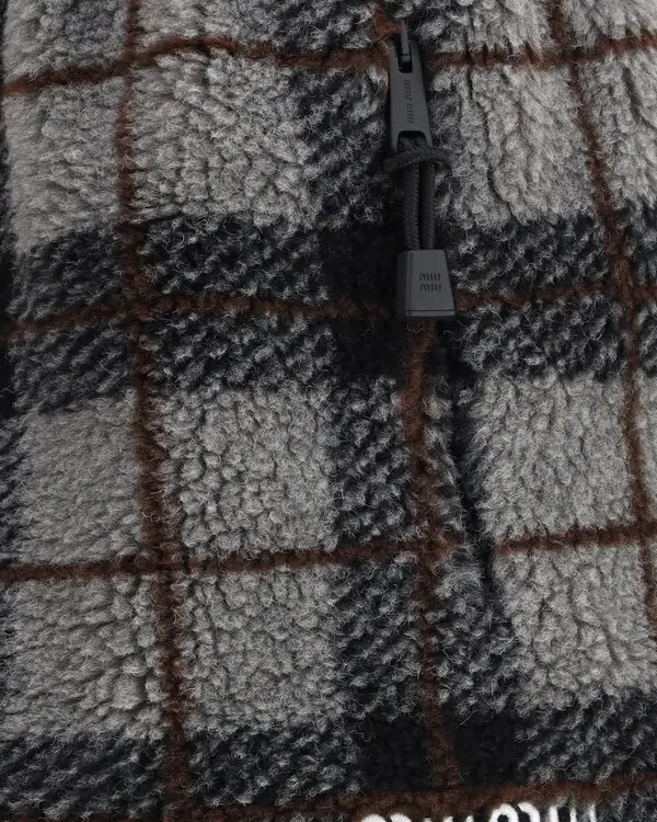 Miu Miu Checked Mini Skirt