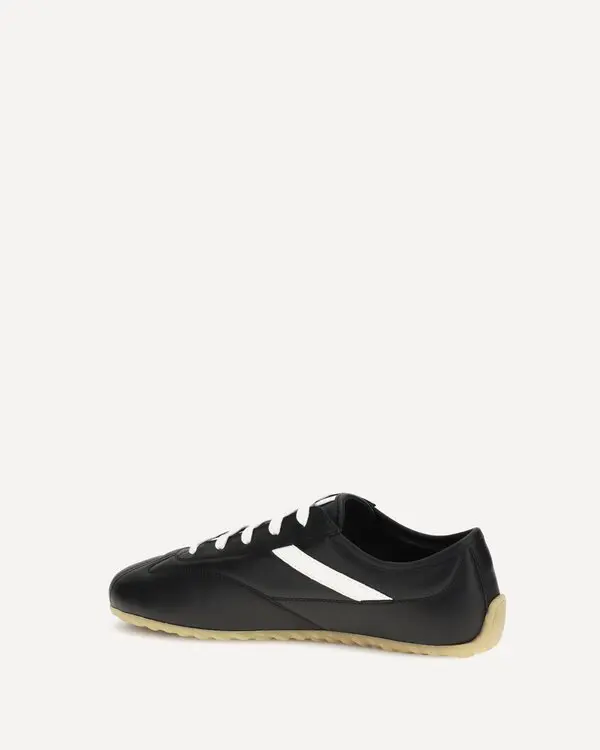 Alexander McQueen Low Boxer Sneakers In Nappa Leather