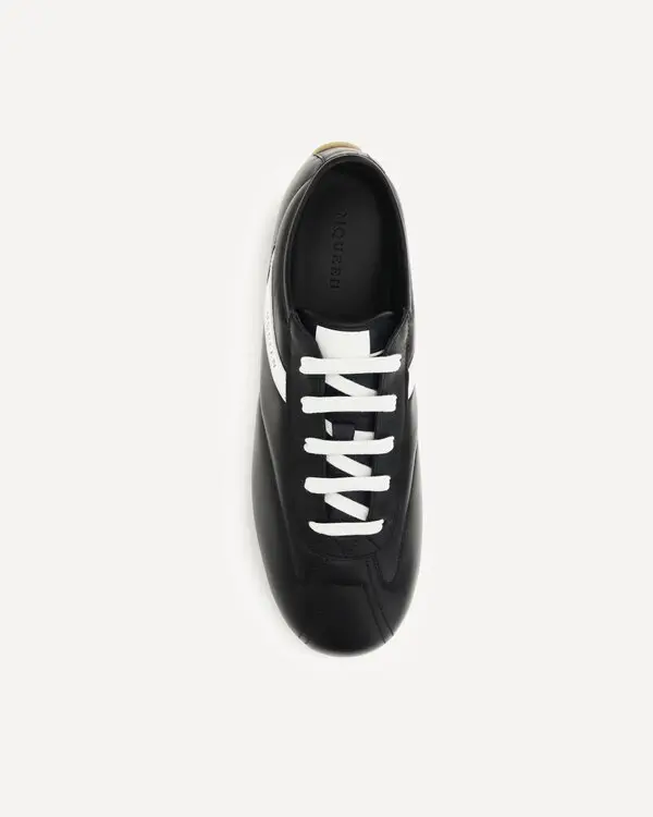 Alexander McQueen Low Boxer Sneakers In Nappa Leather