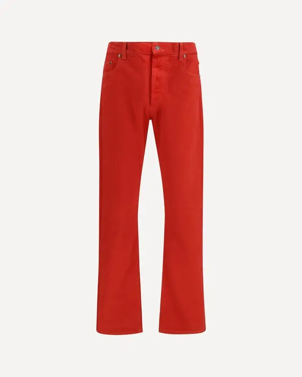 Versace Straight-leg Cotton Denim Jeans