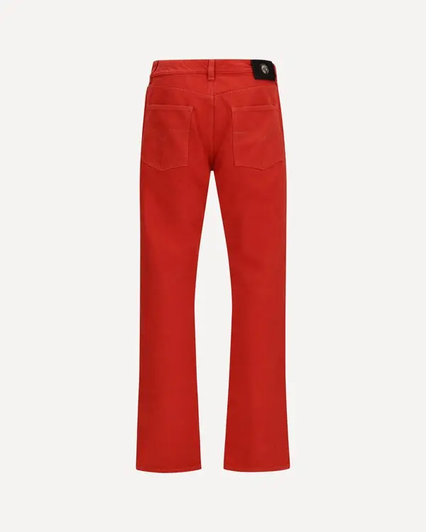 Versace Straight-leg Cotton Denim Jeans