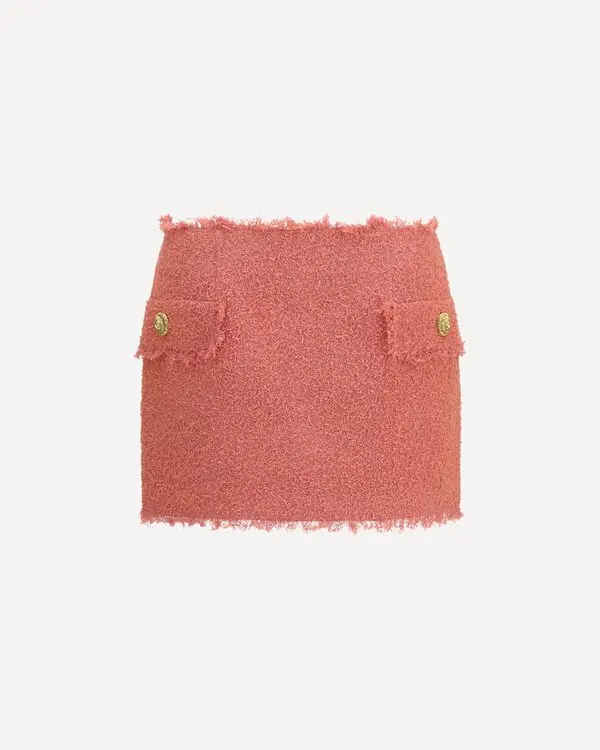 Balmain Tweed Mini Skirt
