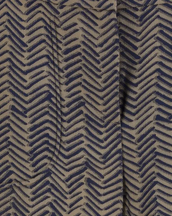 Giorgio Armani Chevron Jacquard Viscose Trousers