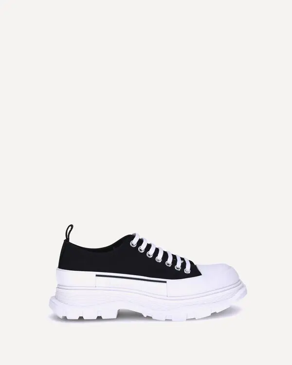 Alexander McQueen Tread Slick Platform Sneakers - Black