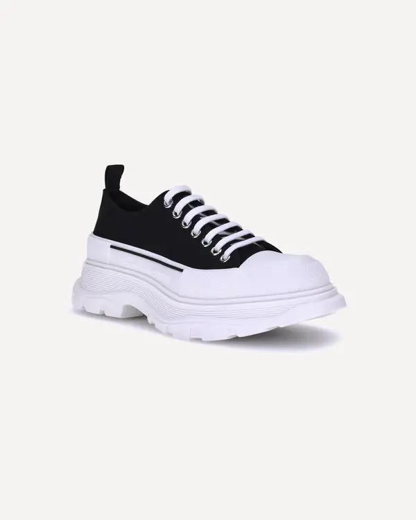 Alexander McQueen Tread Slick Platform Sneakers - Black