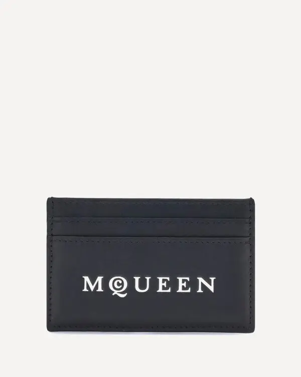 Alexander McQueen Logoed Card Holder - Black