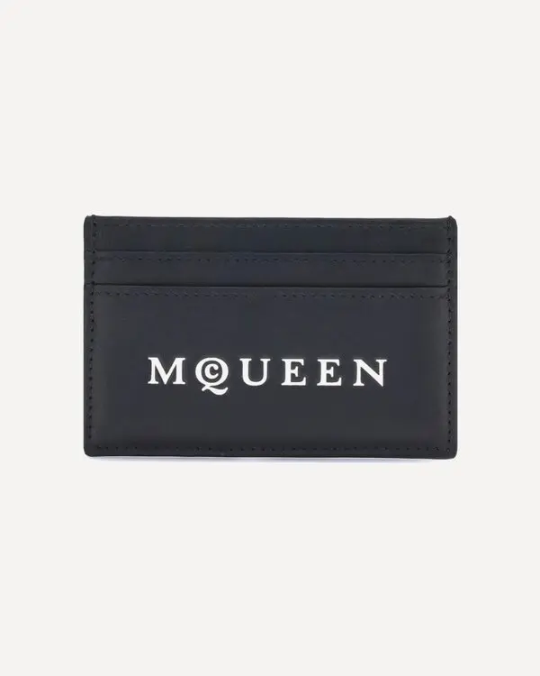 Alexander McQueen Logoed Card Holder - Black