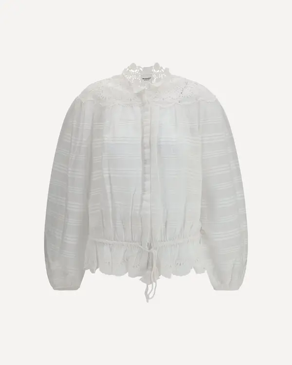 MARANT ETOILE Marant Étoile Polly Blouse With Embroidered Details