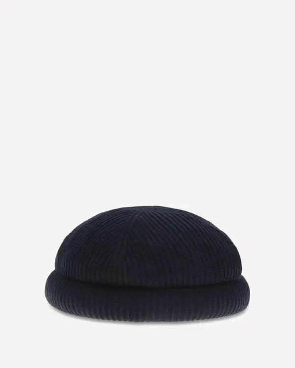 Loro Piana Ribbed Wool Beanie