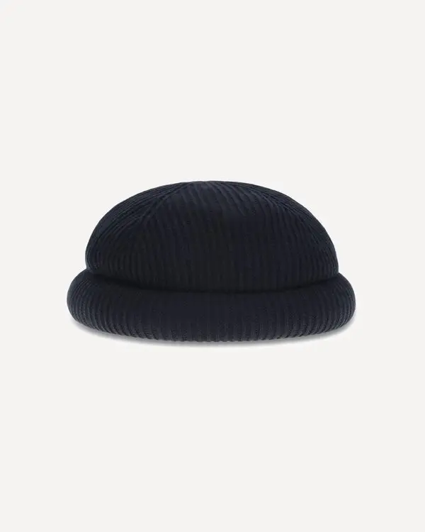 Loro Piana Ribbed Wool Beanie