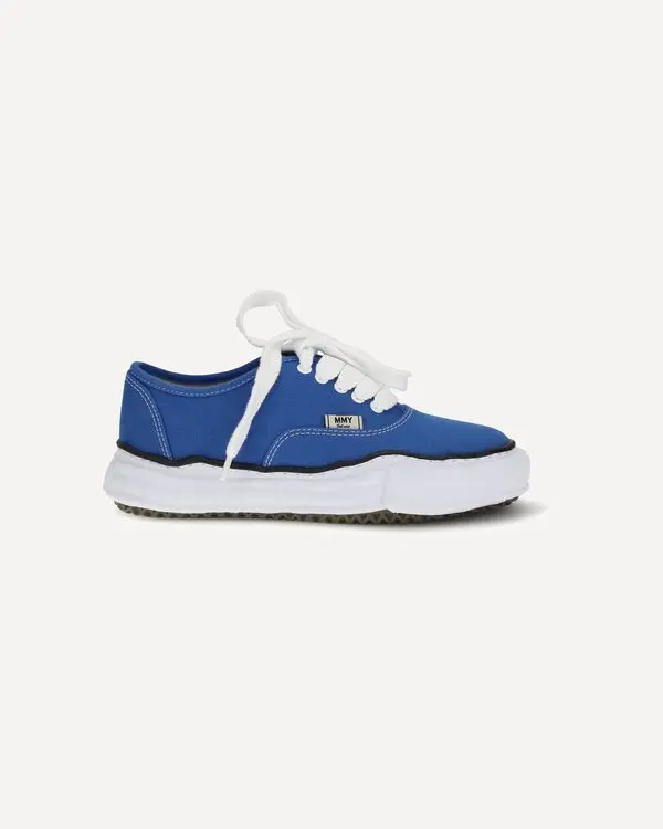 Mihara Yasuhiro Cotton Lace-up Sneakers - Blue