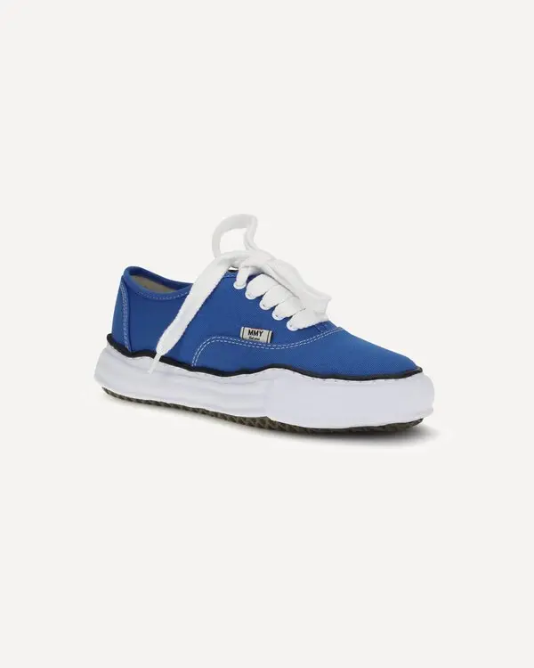 Mihara Yasuhiro Cotton Lace-up Sneakers - Blue