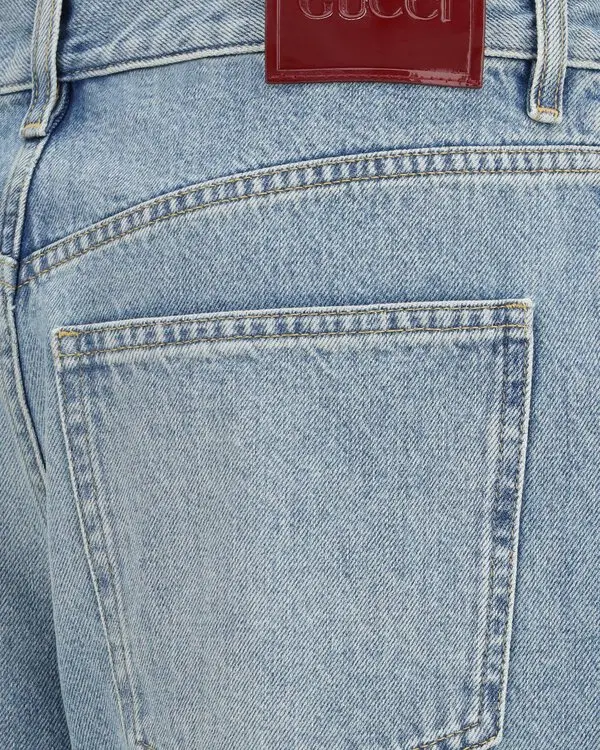 Gucci Cotton Jeans - Blue