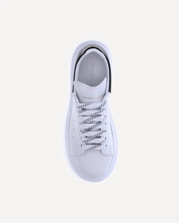 Alexander McQueen Leather Platform Sneakers - White