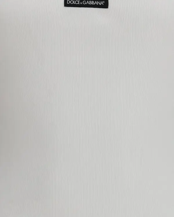 Dolce & Gabbana Cotton Ribbed Tank Top