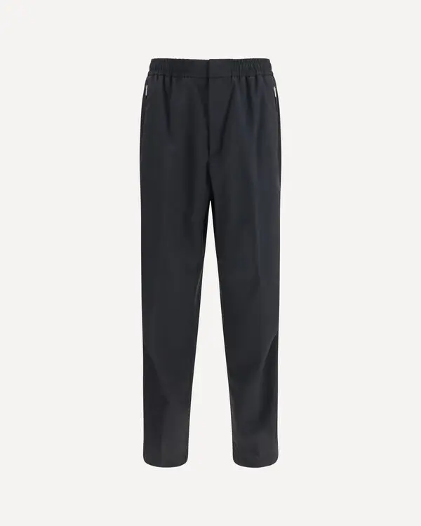 Herno Straight Leg Pants With Elasticated Waistband