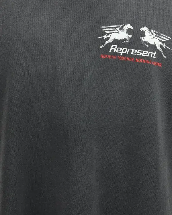 REPRESENT 24 Hour Service Graphic T-shirt Mae - Grey