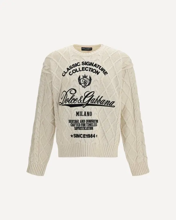 Dolce & Gabbana Cable-knit Pullover