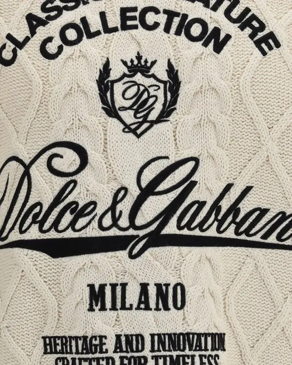 Dolce & Gabbana Cable-knit Pullover