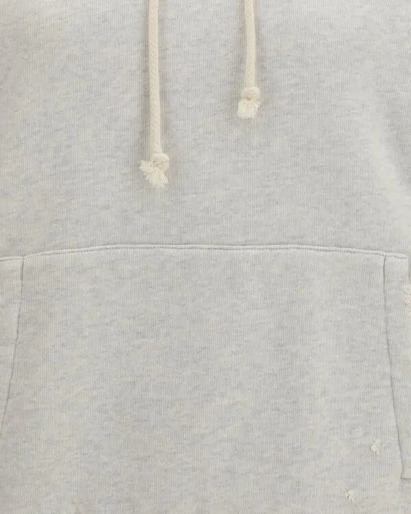 GOLDEN GOOSE Star Hooded Sweatshirt - Grey