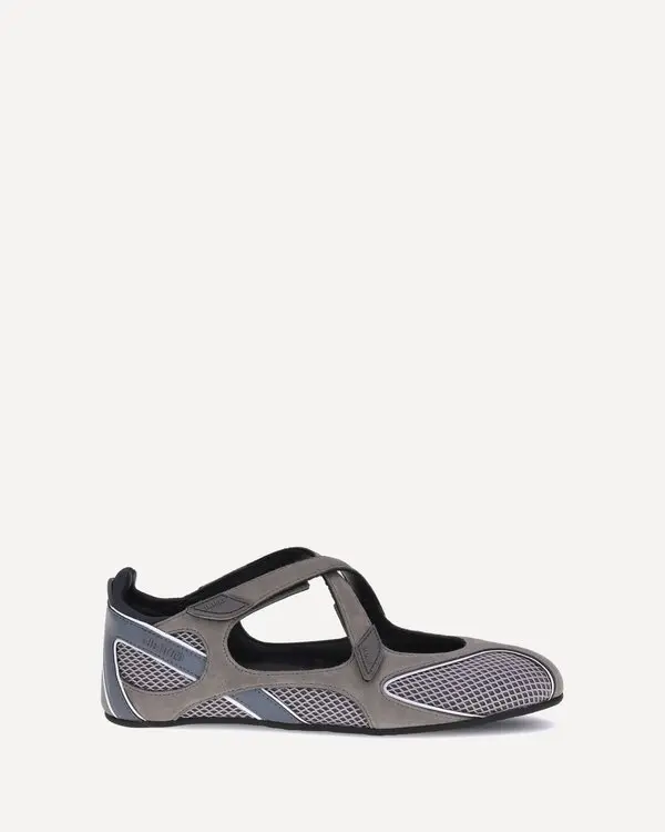 Attico Nomad Ballerinas - Grey