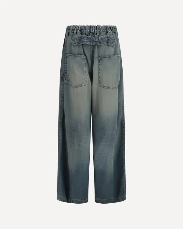 Mihara Yasuhiro Light Denim Wide Leg Pants
