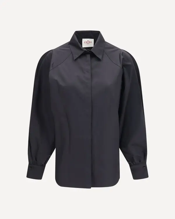 CRIDA MILANO Mughetto Shirt - Black
