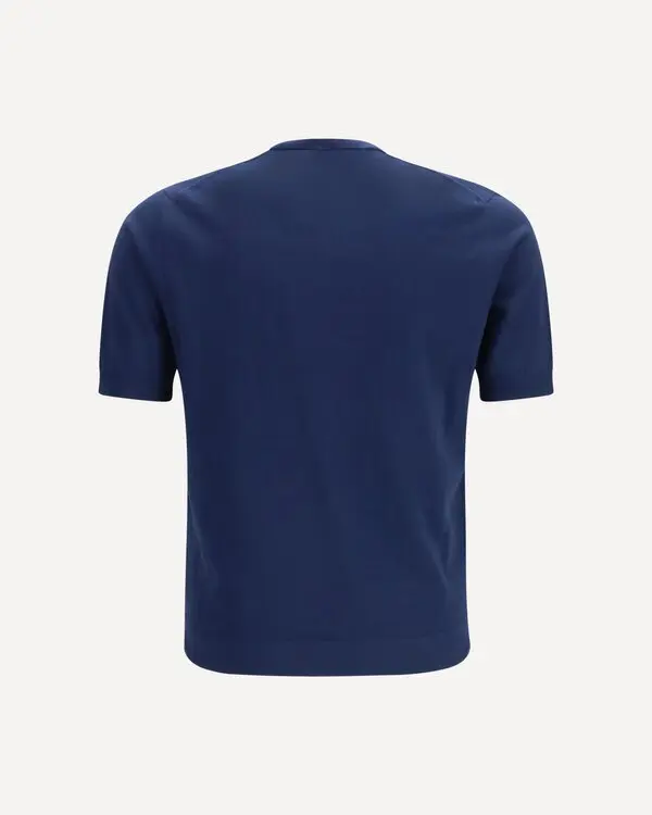 Prada Cotton C-neck Knit - Blue