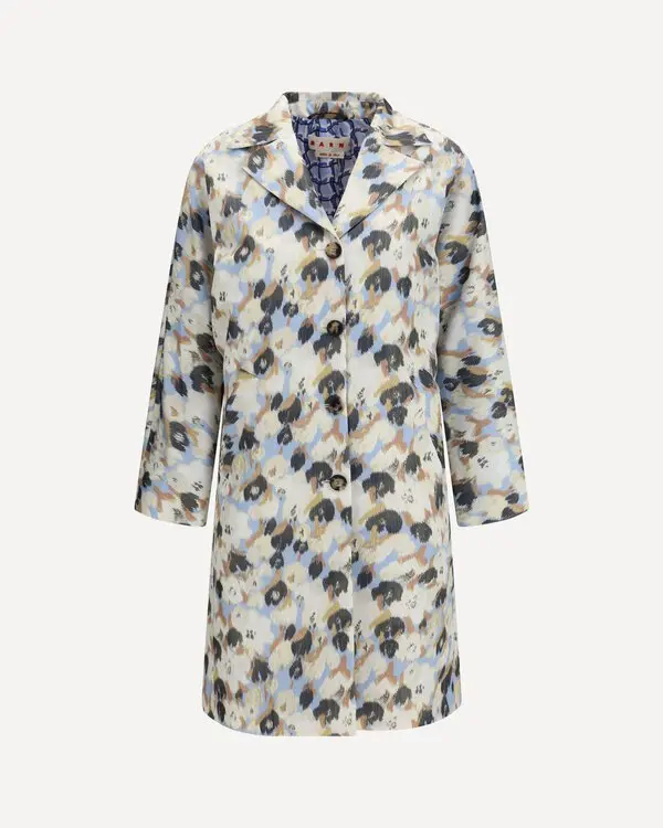Marni Printed Button Parka Coat