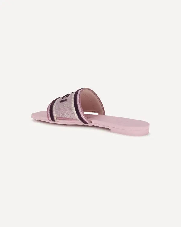 Gucci Rubber Slide Sandals - Pink