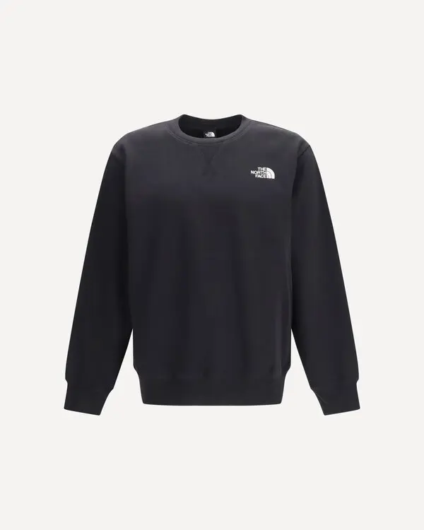 The North Face Essential Embroidered Sweatshirt - Black