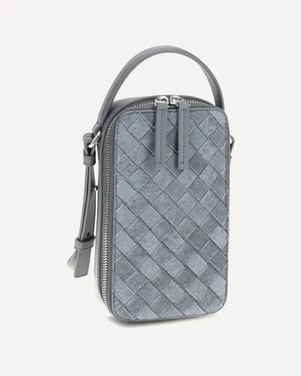 Bottega Veneta Woven Phone Case - Light Blue