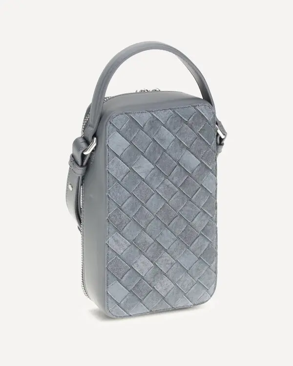 Bottega Veneta Woven Phone Case - Light Blue