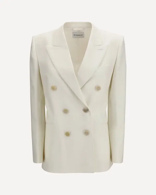 Givenchy Double-breasted Wool And Mohair Jacket