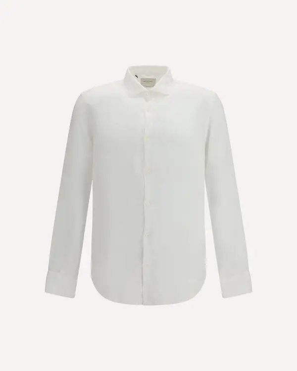 BROOKSFIELD Linen Shirt - White