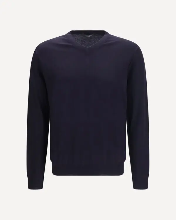 ARAGONA CASHMERE V-neck Merino Wool Sweater