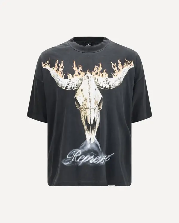 REPRESENT British Cowboys T-shirt Mae - Black