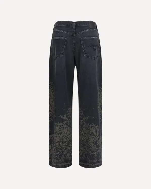 R13 Damon Wide Leg Jeans