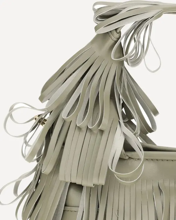 LA MILANESA Capucine Fringed Handbag